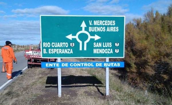 Ya colocaron 1.400 carteles en rutas provinciales en lo que va del año ...